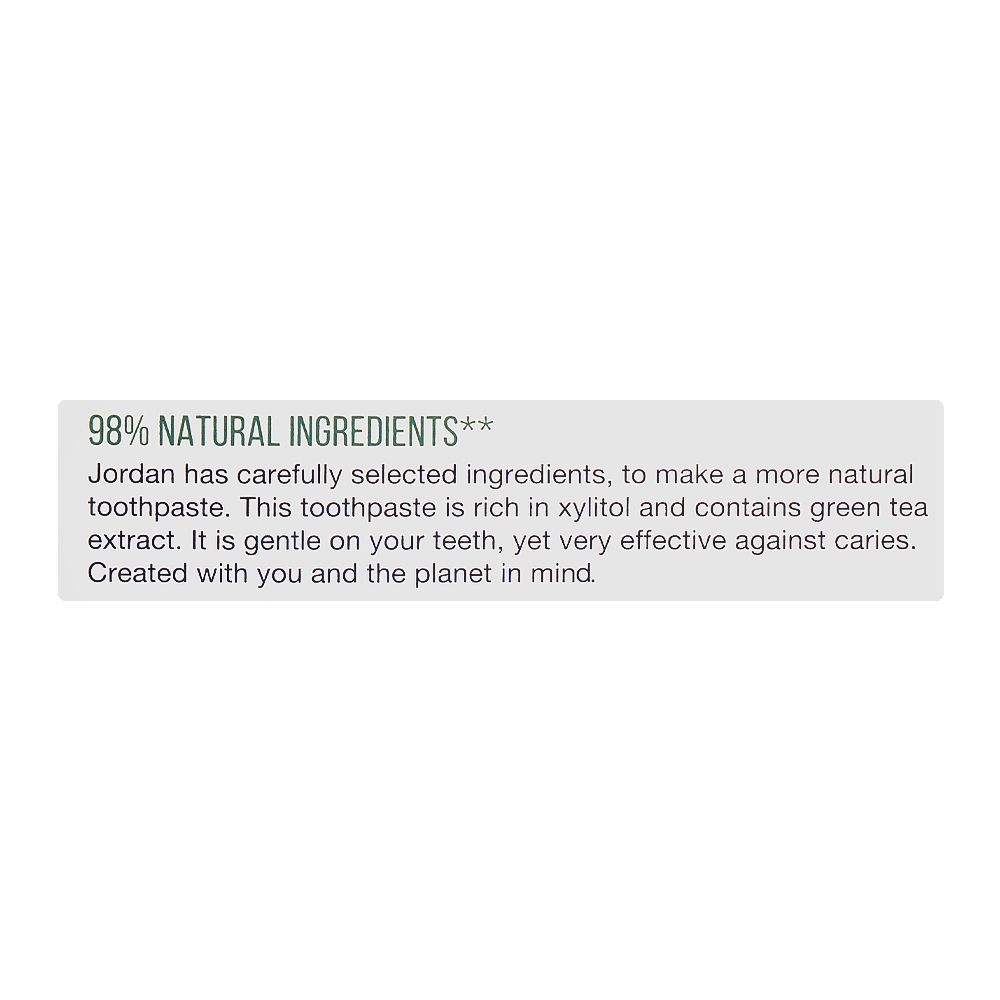 Jordan Green Clean Cavity Protection Toothpaste, Vegan, 75ml
