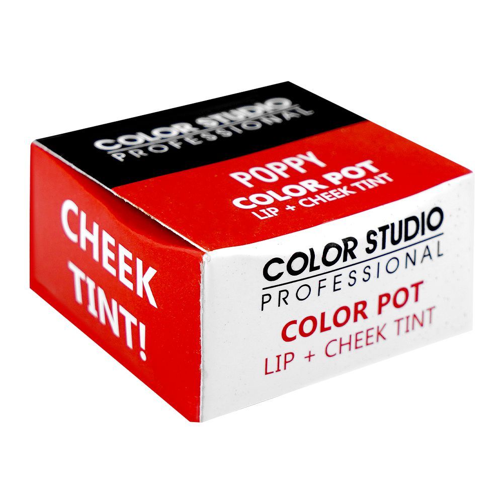 Color Studio Color Pot Lip + Cheek Tint Tinker, Poppy
