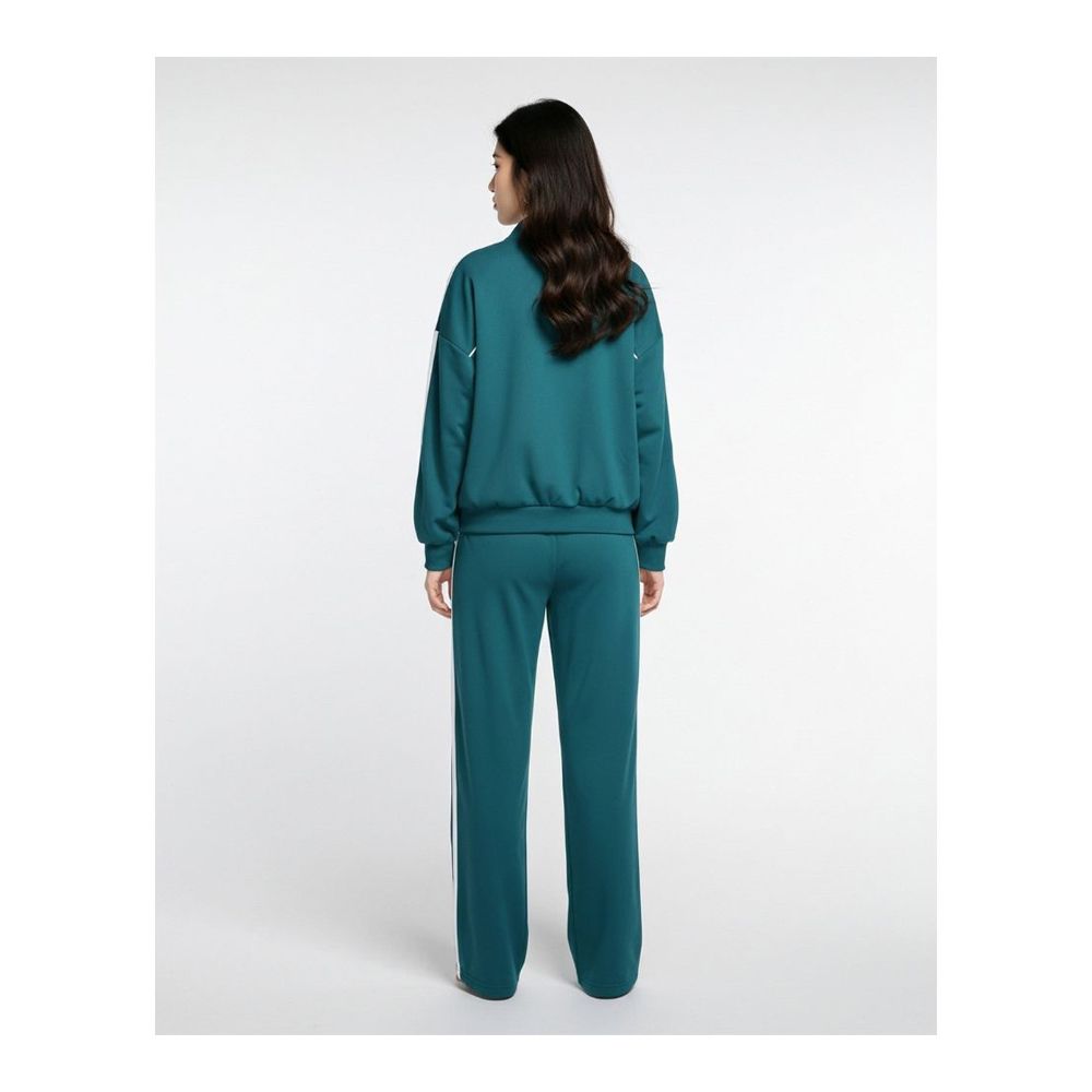 Sajiero Women's Tracksuit Daily Move, Fleece, Green