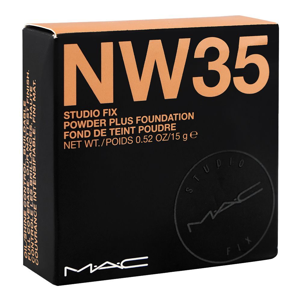 Mac Studio Fix Powder Plus Foundation, NW35, 15g