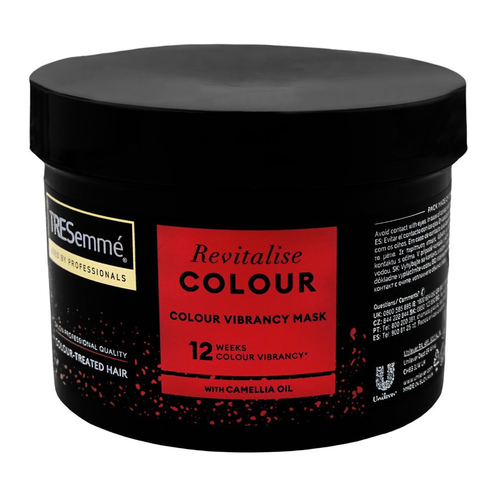 Tresemme Revitalise Colour Vibrancy Mask, With Camellia Oil, For Colour ...