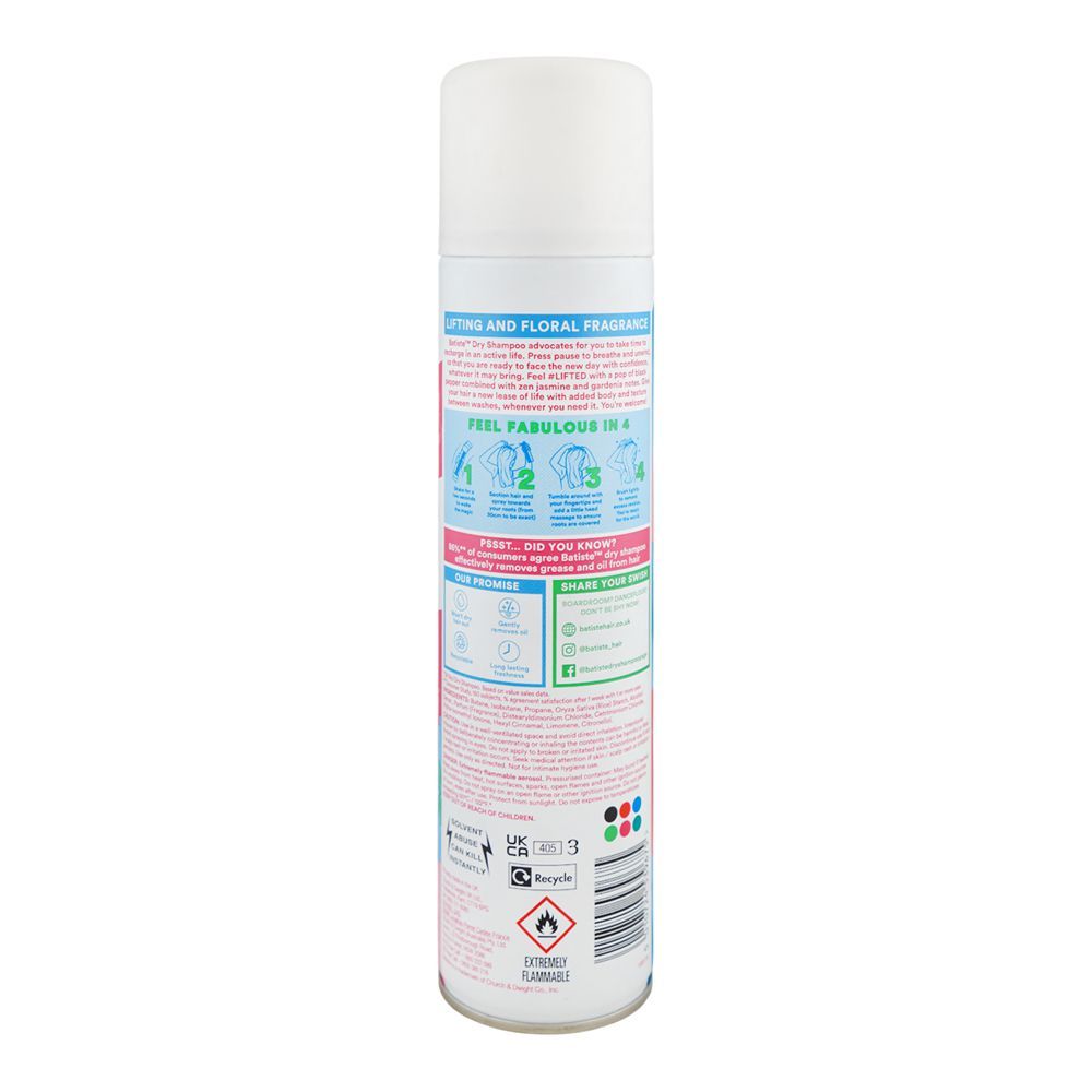 Batiste Lifted Confident Jasmine Dry Shampoo, 280ml