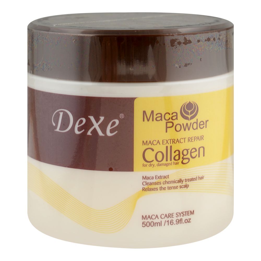 Dexe Maca Powder Maca Extract Repair Collagen Hair Mask, Paraben ...