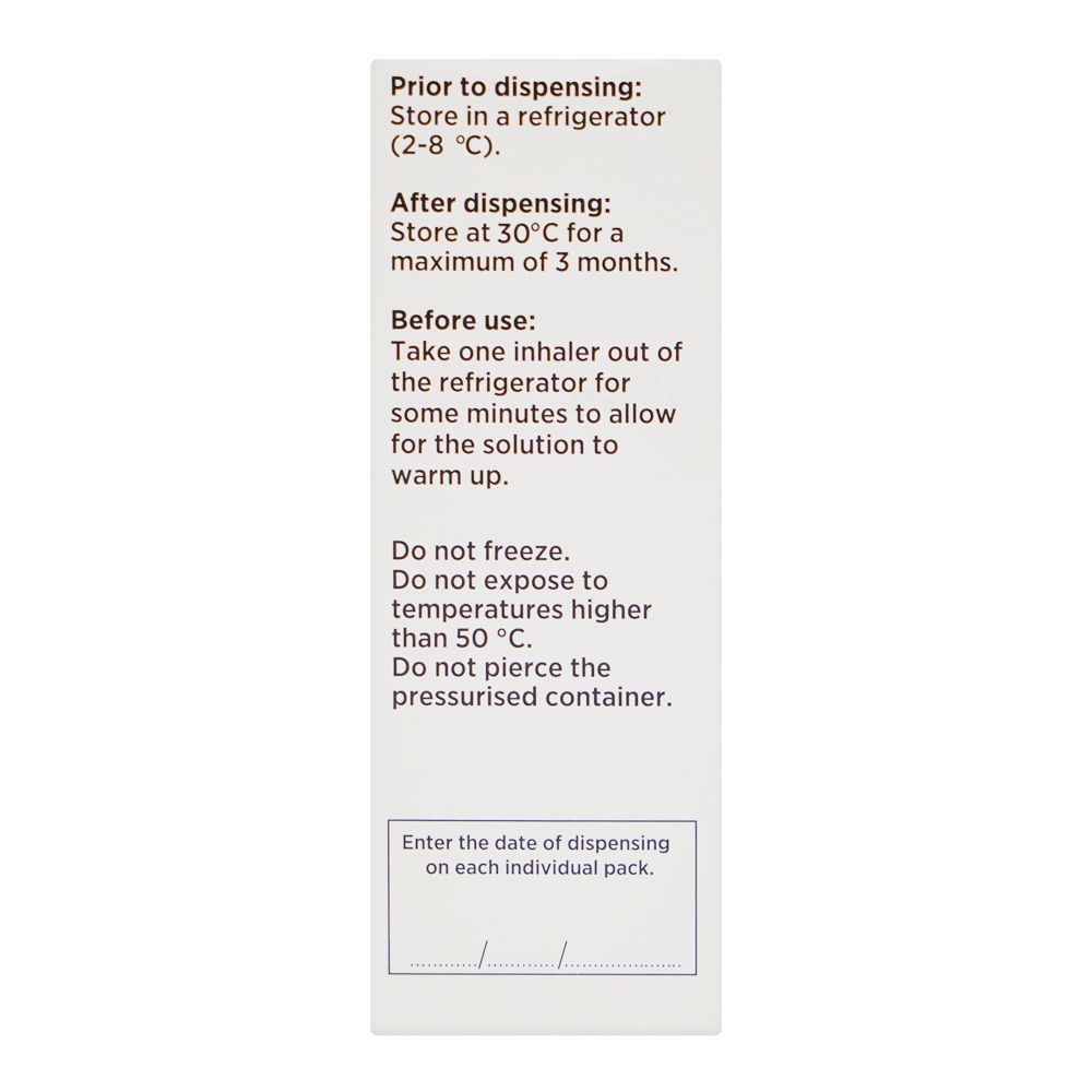 Chiesi Pharmaceuticals Trimbow Pressurised Inhalation Solution, 200/6 ...