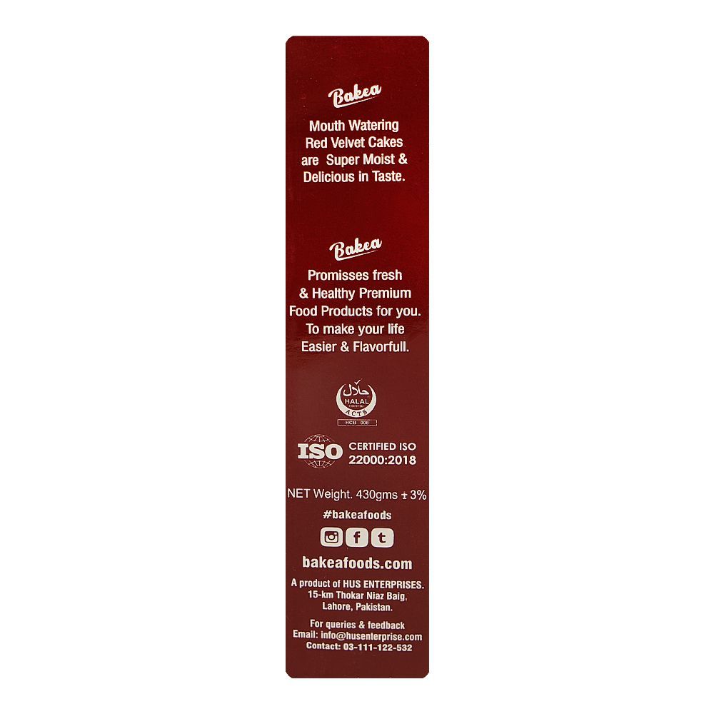 Bakea Red Velvet Cake Mix, 430g