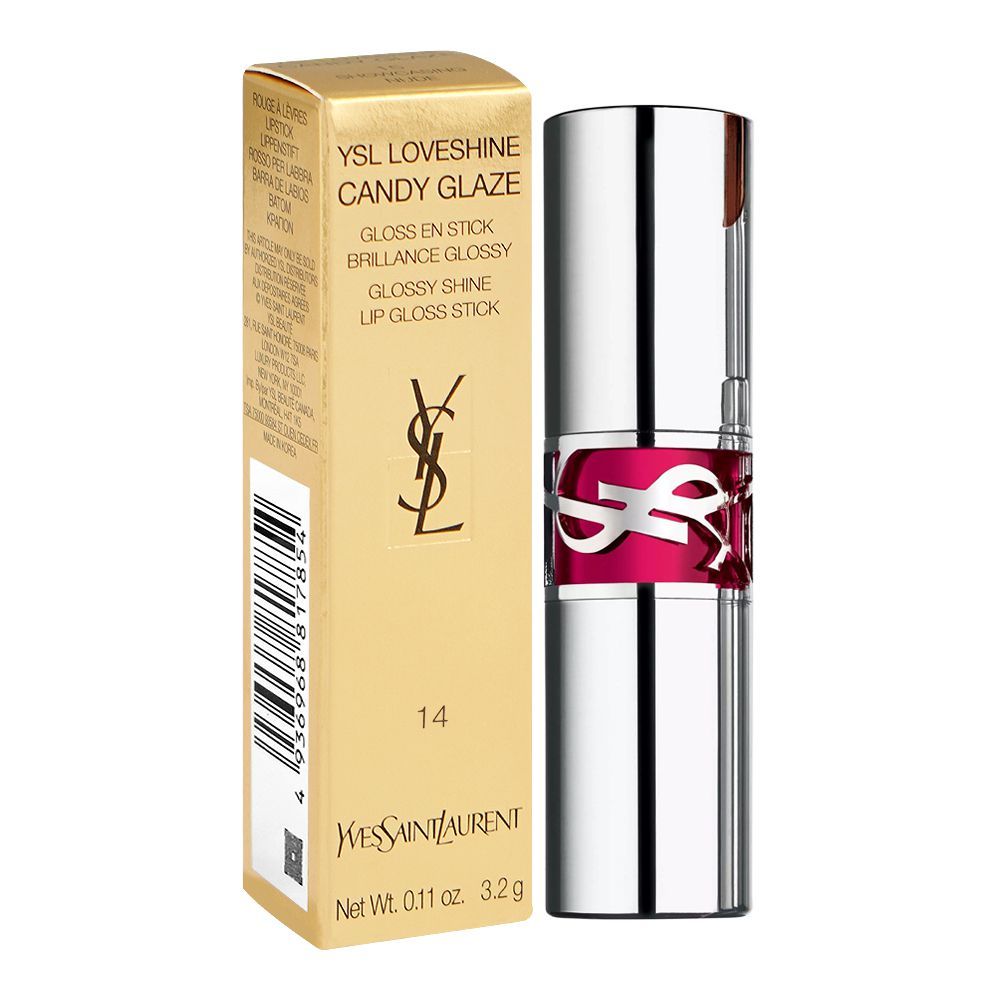 Yves Saint Laurent Love Shine Candy Glaze Glossy Shine Lip Gloss Stick ...