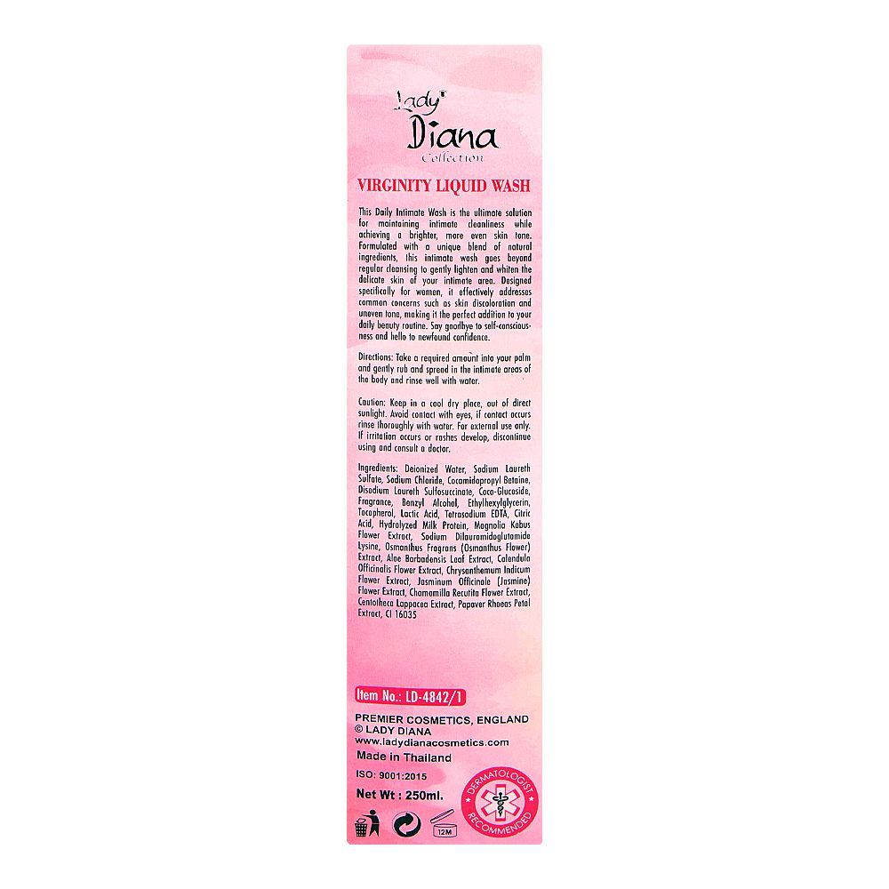 Lady Diana Floral Clean Virginity Liquid Wash, 250ml