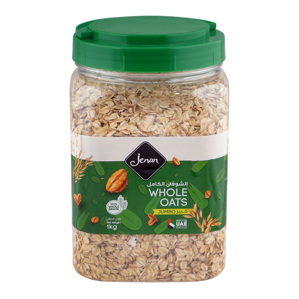 Jenan Whole Oats Jumbo, 1KG Jar