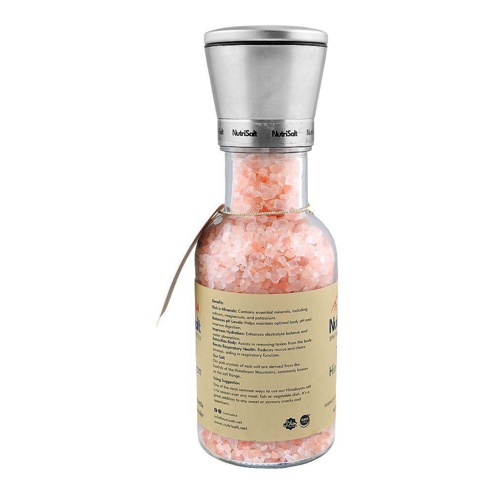 Nutri Salt Pink Himalayan With Ceramic Grinder, 500g