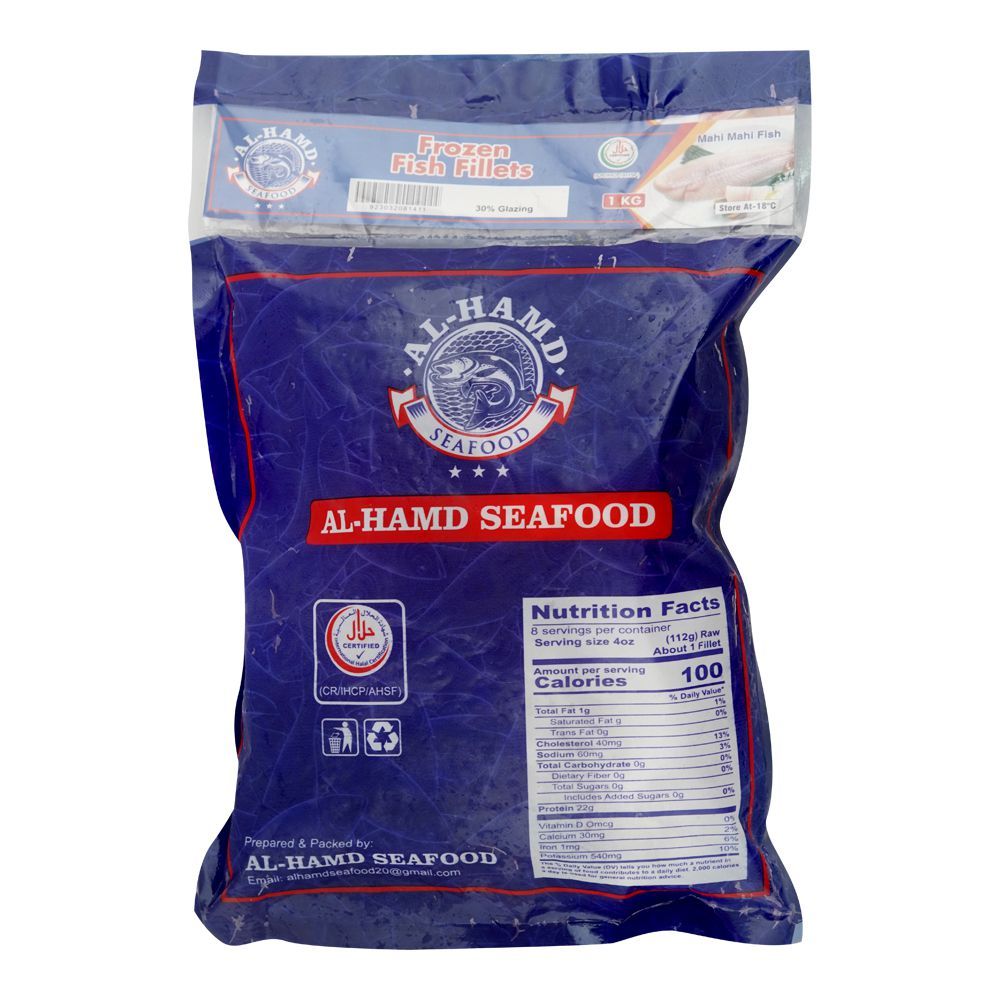 Al-Hamd Seafood Mahi Fish Fillett, 1KG