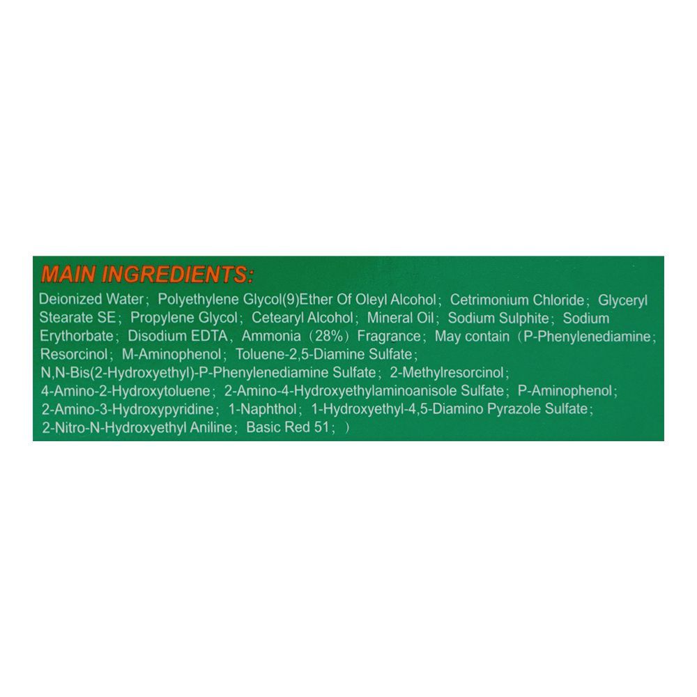 Bremod Hair Color Cream, 7/7 Medium Green Blond, 100ml