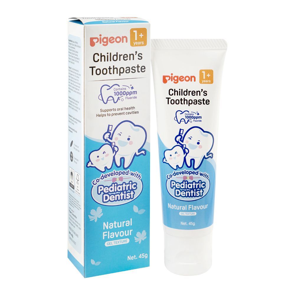 Pigeon Natural Flavour Childern's Toothpaste, For 1 Years+ 45g, H81207
