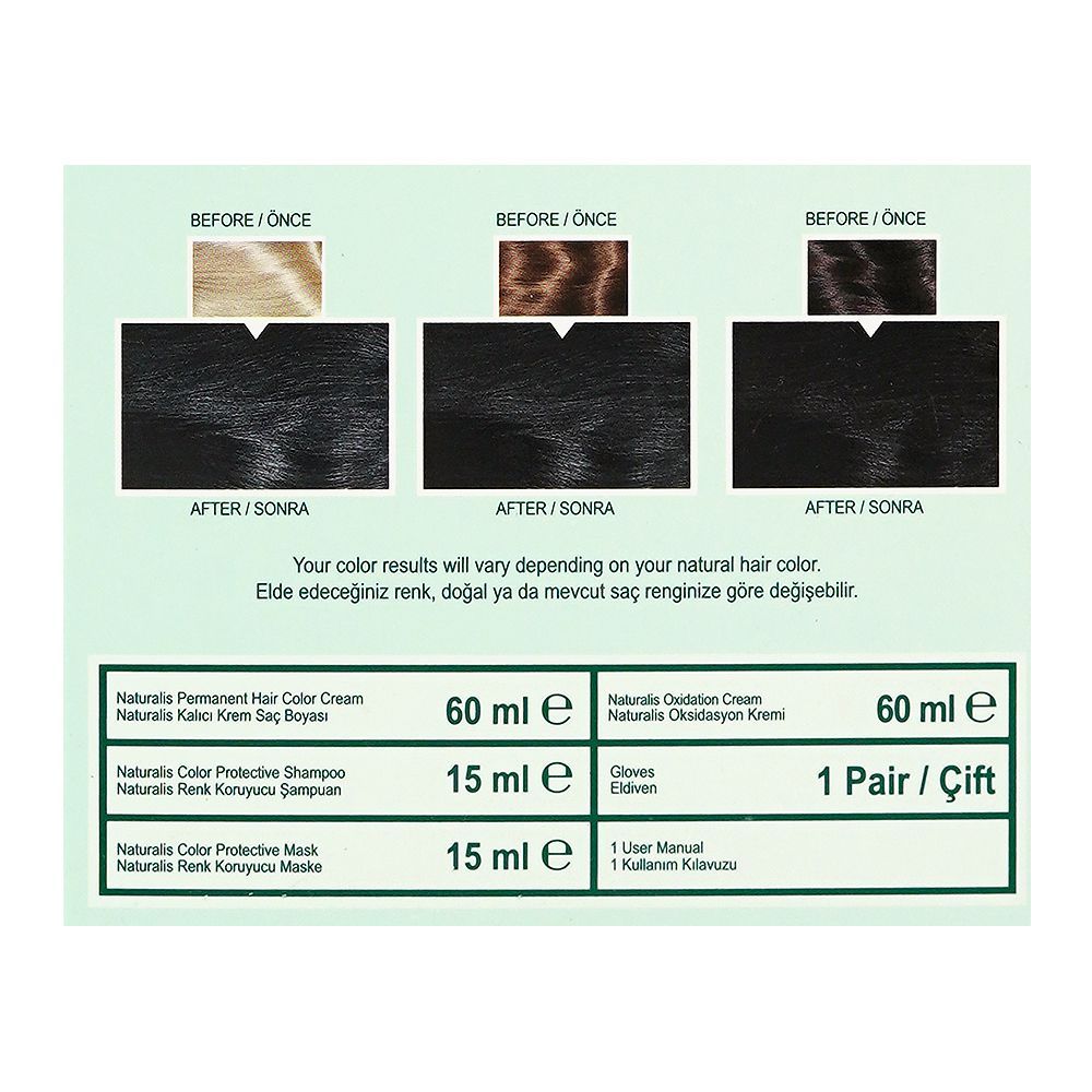 Neva Naturalis Hair Colour Kit, Vegan, Paraben, Ammonia & Silicone Free ...