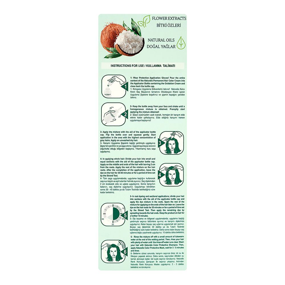 Neva Naturalis Hair Colour Kit, Vegan, Paraben, Ammonia & Silicone Free ...