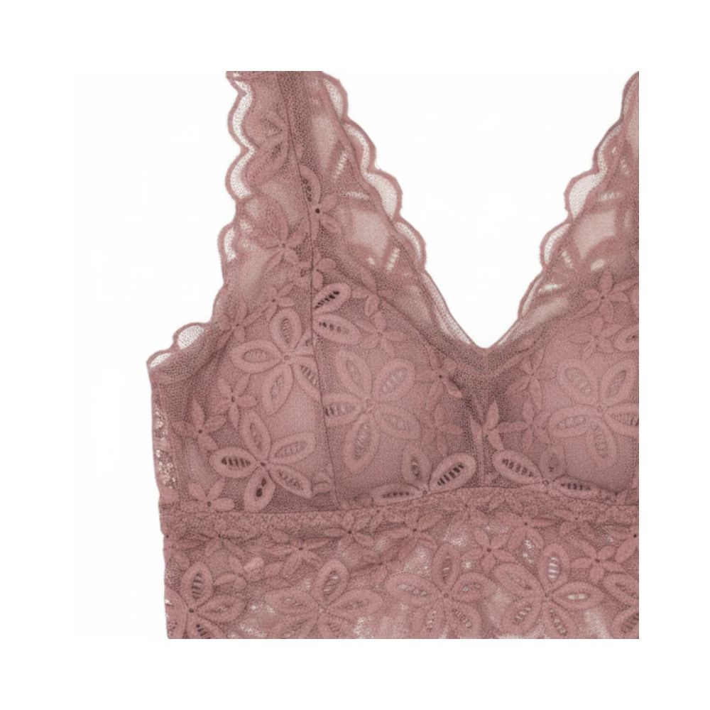 Sajiero Women's Padded Bra, Bralette Lace Flux, Brown, Perfect Fit ...