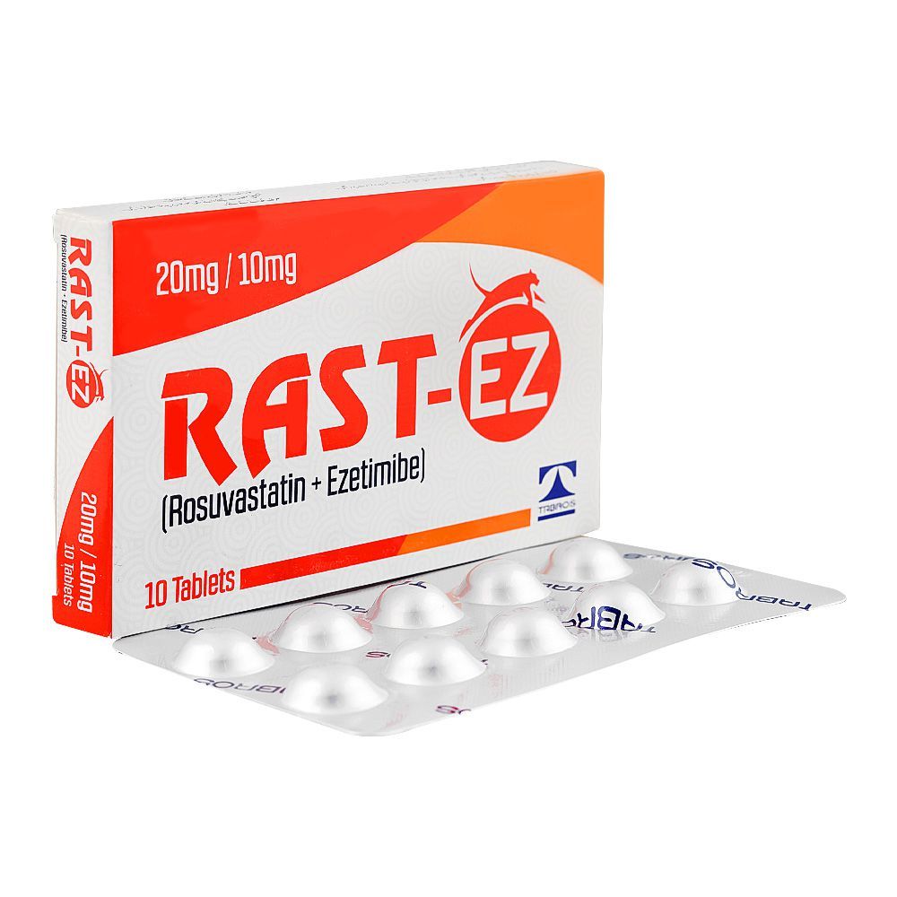 Tabros Pharma Rast-Ez Tablet, 20mg/10mg, 10-Pack