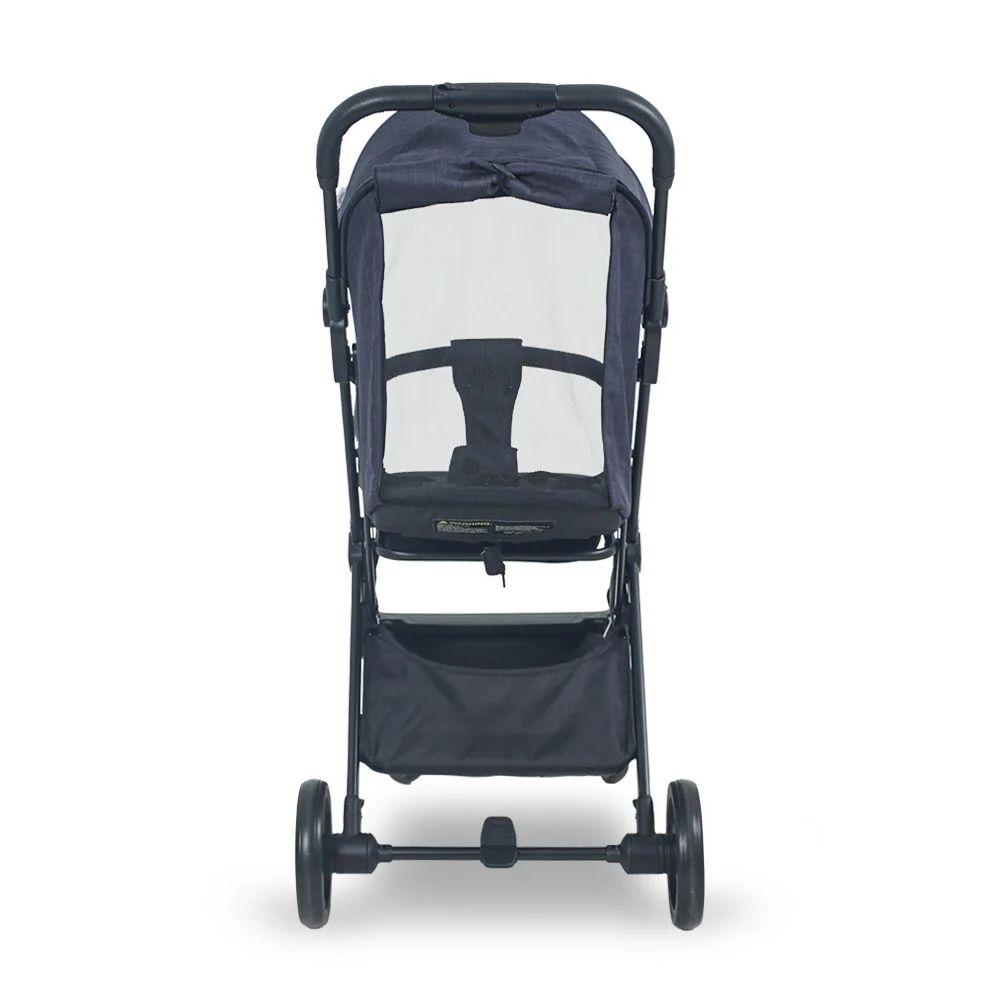 Tinnies Baby Auto Folding Stroller, Navy Blue, T105-044