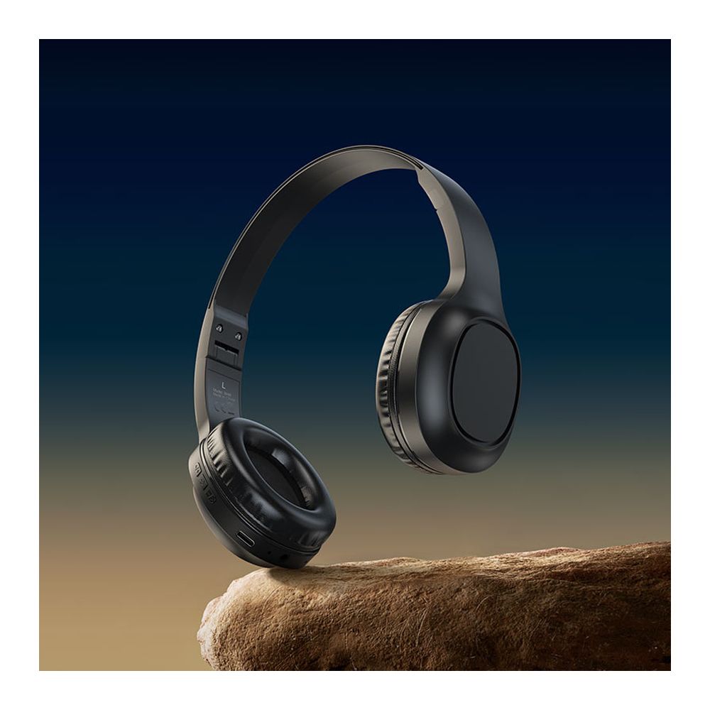 HOCO Charm Bluetooth Headset, 200mAh Battery, 20 Hours Playtime, Black, W46
