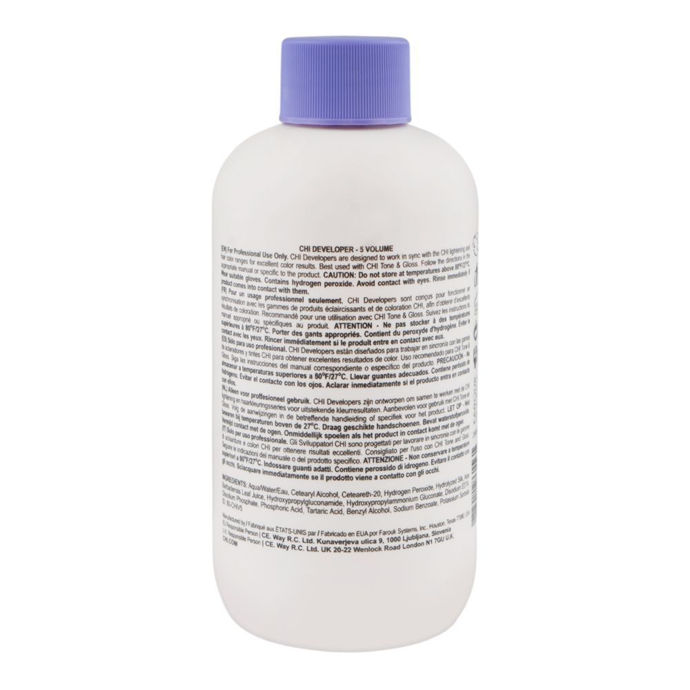 CHI 5 Volume Developer, Aloe Vera, Silk Protein, For Dry & Sensitive ...