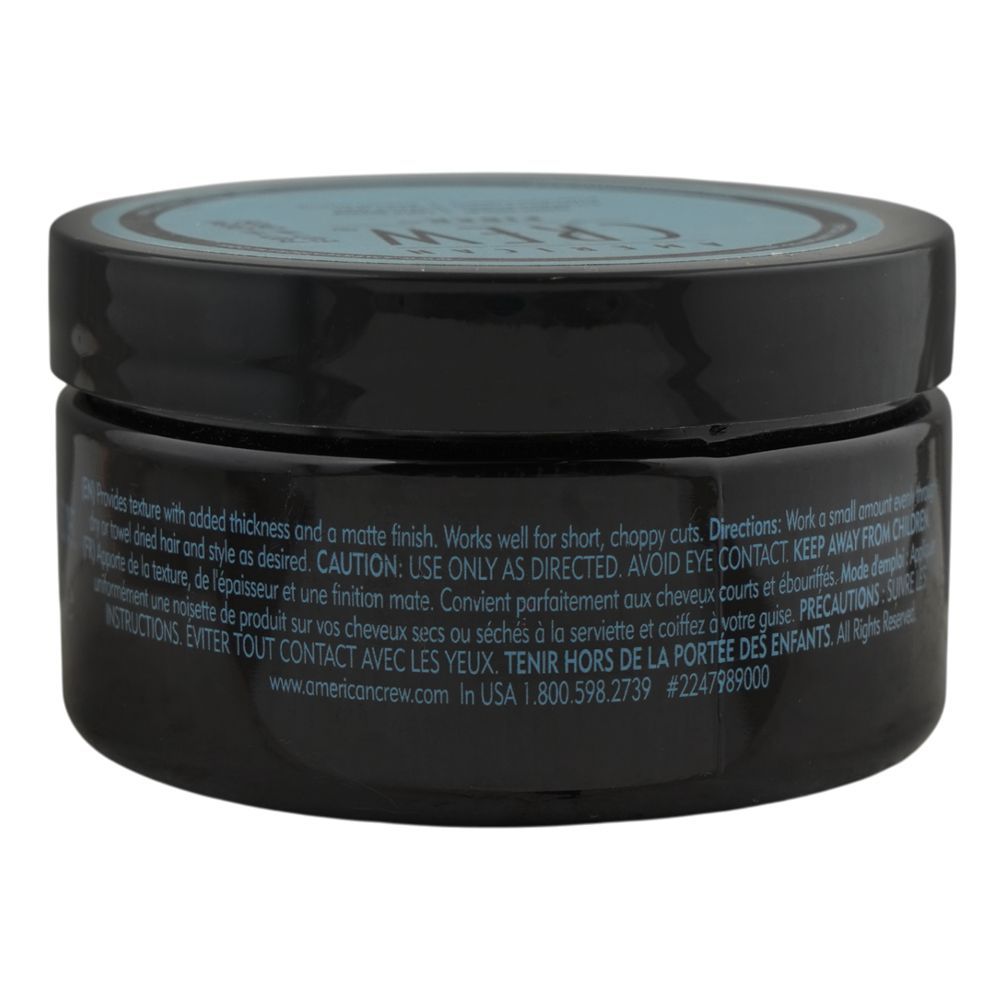 American Crew High Hold Low Shine Fiber, Castor Oil, 85g