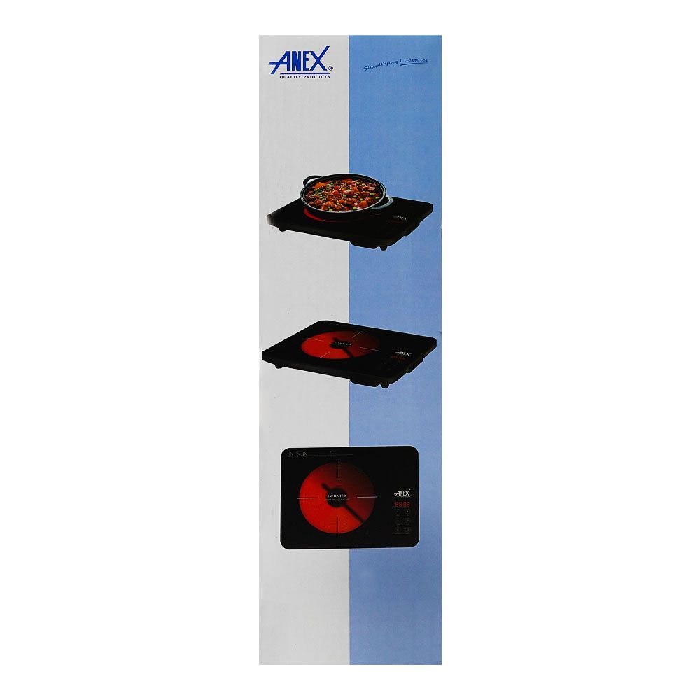 Anex Deluxe Infrared Cooker, 2000W, 220-240V, AG-2168