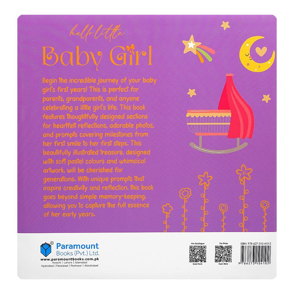 Paramount Books Hello Little Baby Girl Book
