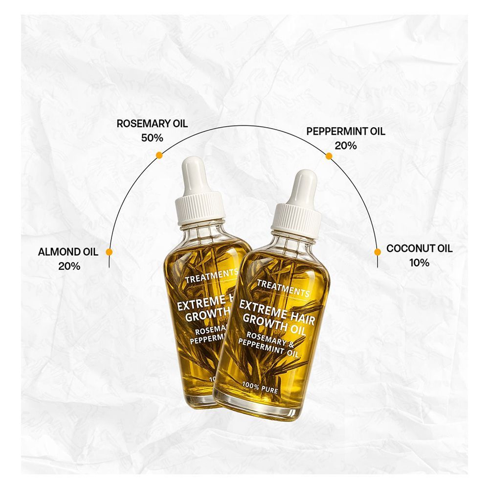 Treatments Extreme Hair Growth Oil Rosemary & Pepperment Oil, For Hair ...
