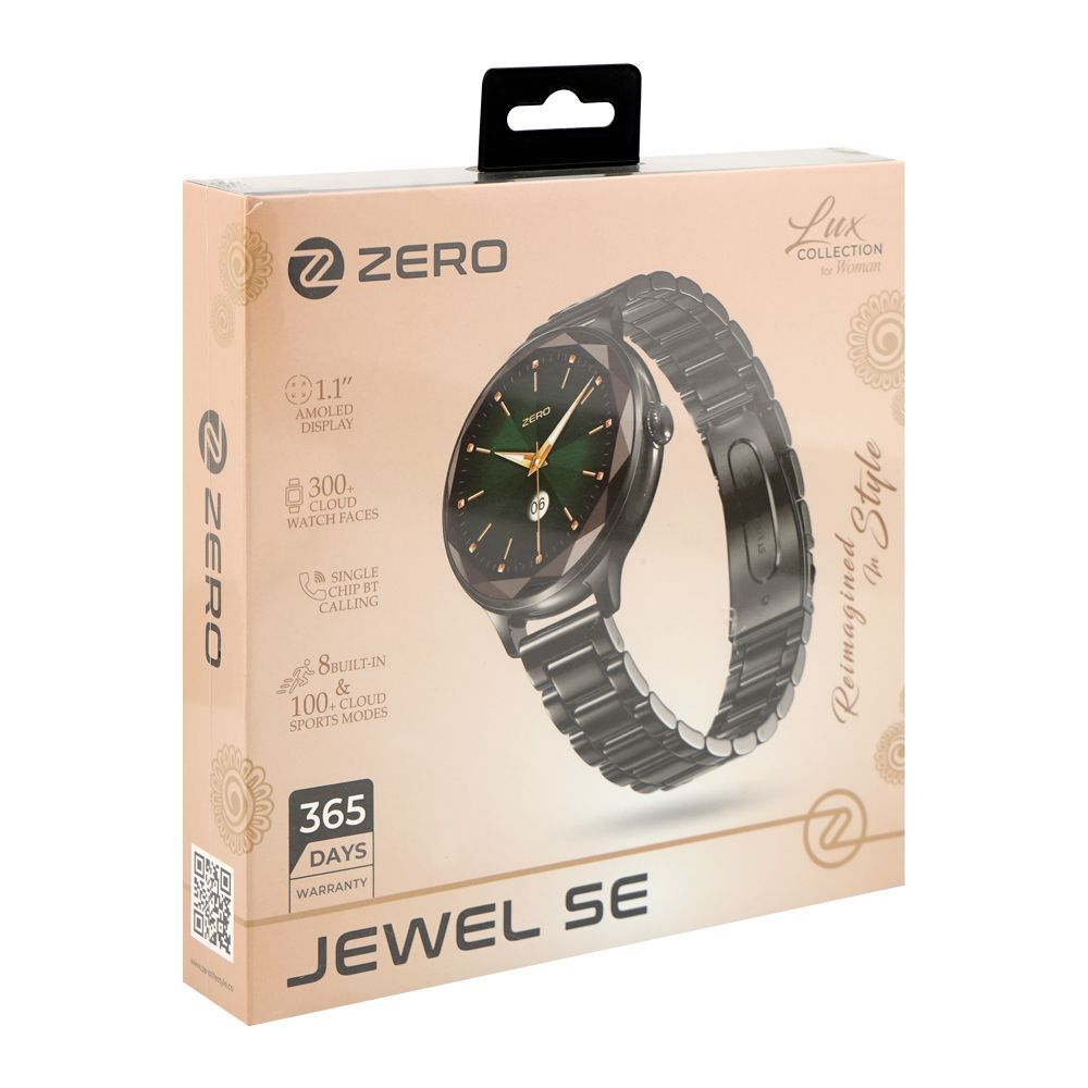 Zero 1.1 Inches AMOLED HD Display Jewel SE Smart Watch, IP67 Water ...