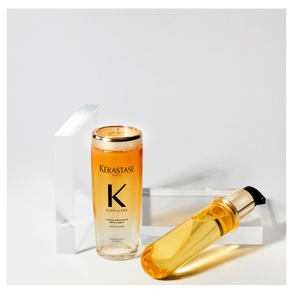 Kerastase Elixir Ultime Hair Oil Refill - Hydrates & Smoothes Frizz ...