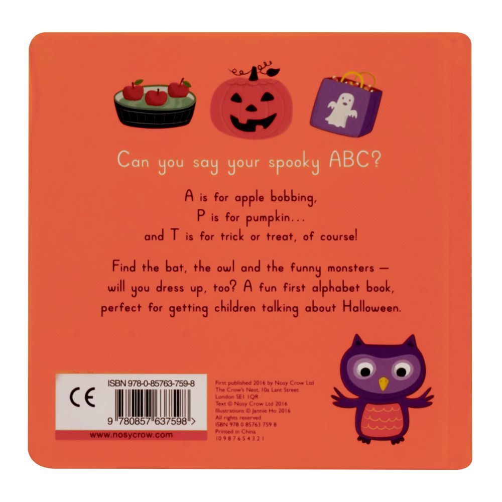 Purchase Fannie Ho Halloween ABC Book Online at Best Price in Pakistan ...