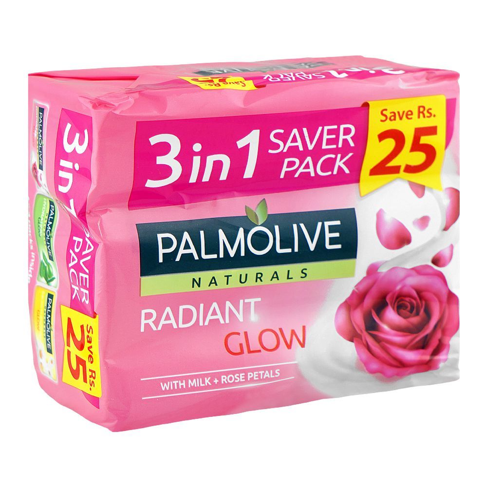 Order Palmolive Naturals Radiant Glow Soap, 3-In-One Pack, 3X145g ...