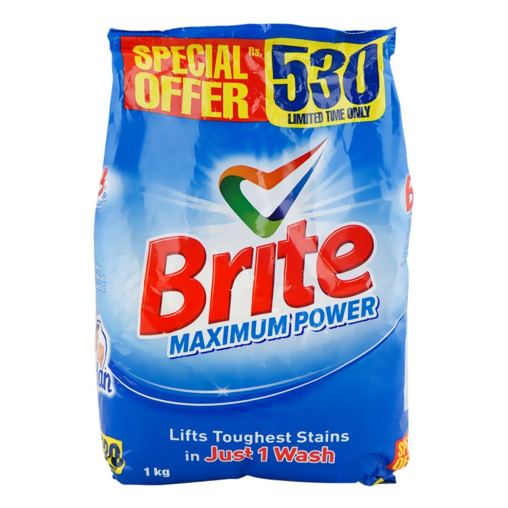 Purchase Brite Maximum Power Detergent Powder 1 KG Online at Best Price ...