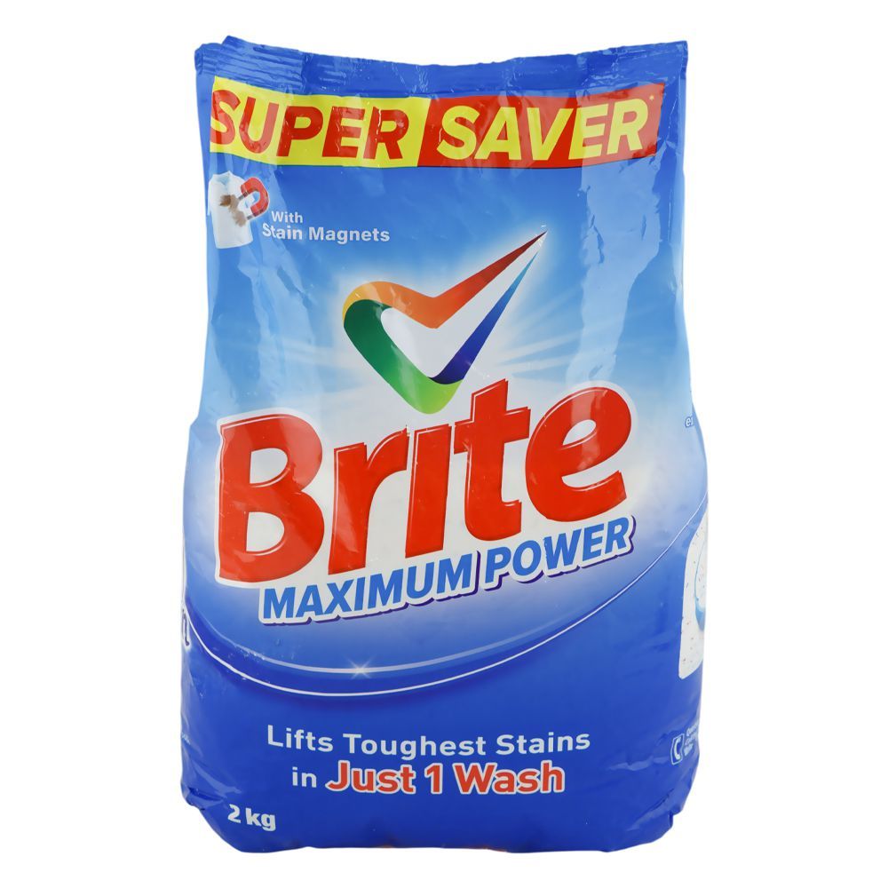 Purchase Brite Maximum Power Detergent Powder 2 KG Online at Special ...