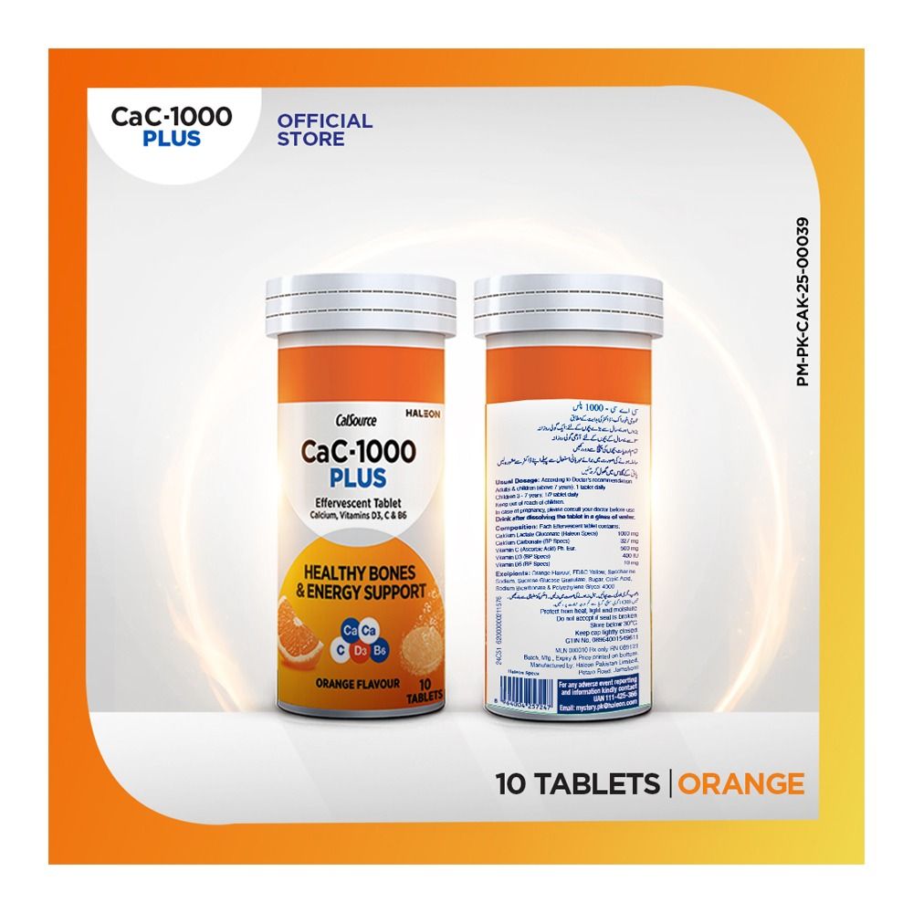 Order GSK Cac-1000 Plus Orange, 10-Pack Online at Special Price in ...