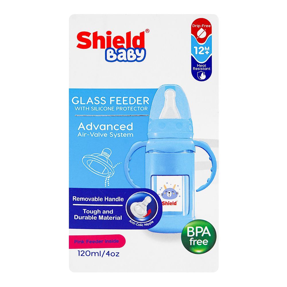 Purchase Shield Baby Glass Feeder With Silicone Protector, 120ml Online ...