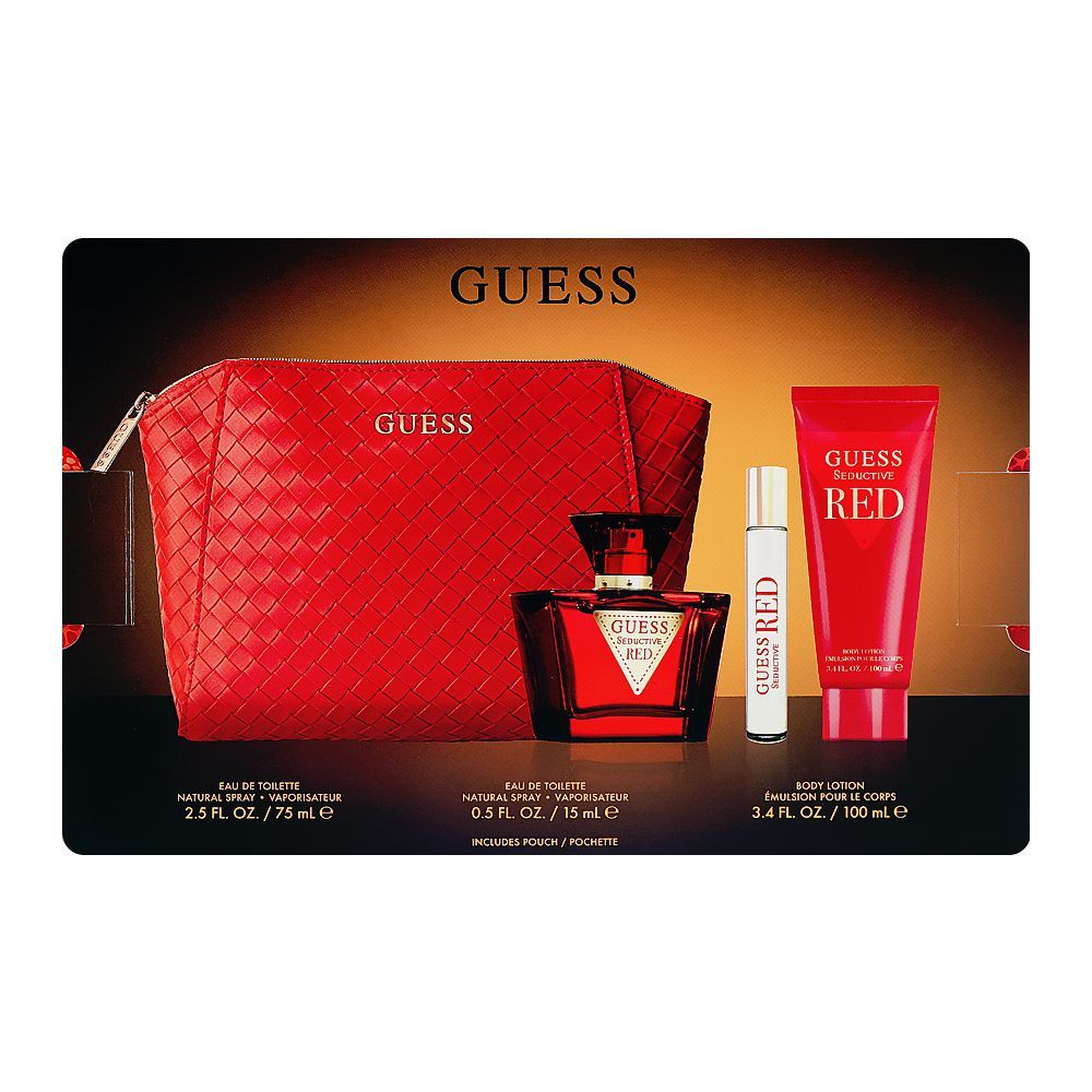 Buy Guess Seductive Red Gift Set, For Women, Eau De Toilette 75ml ...