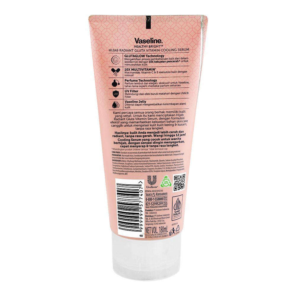 Buy Vaseline Hijab Bright 12H Perfume Tech All Day Radiant Cooling ...
