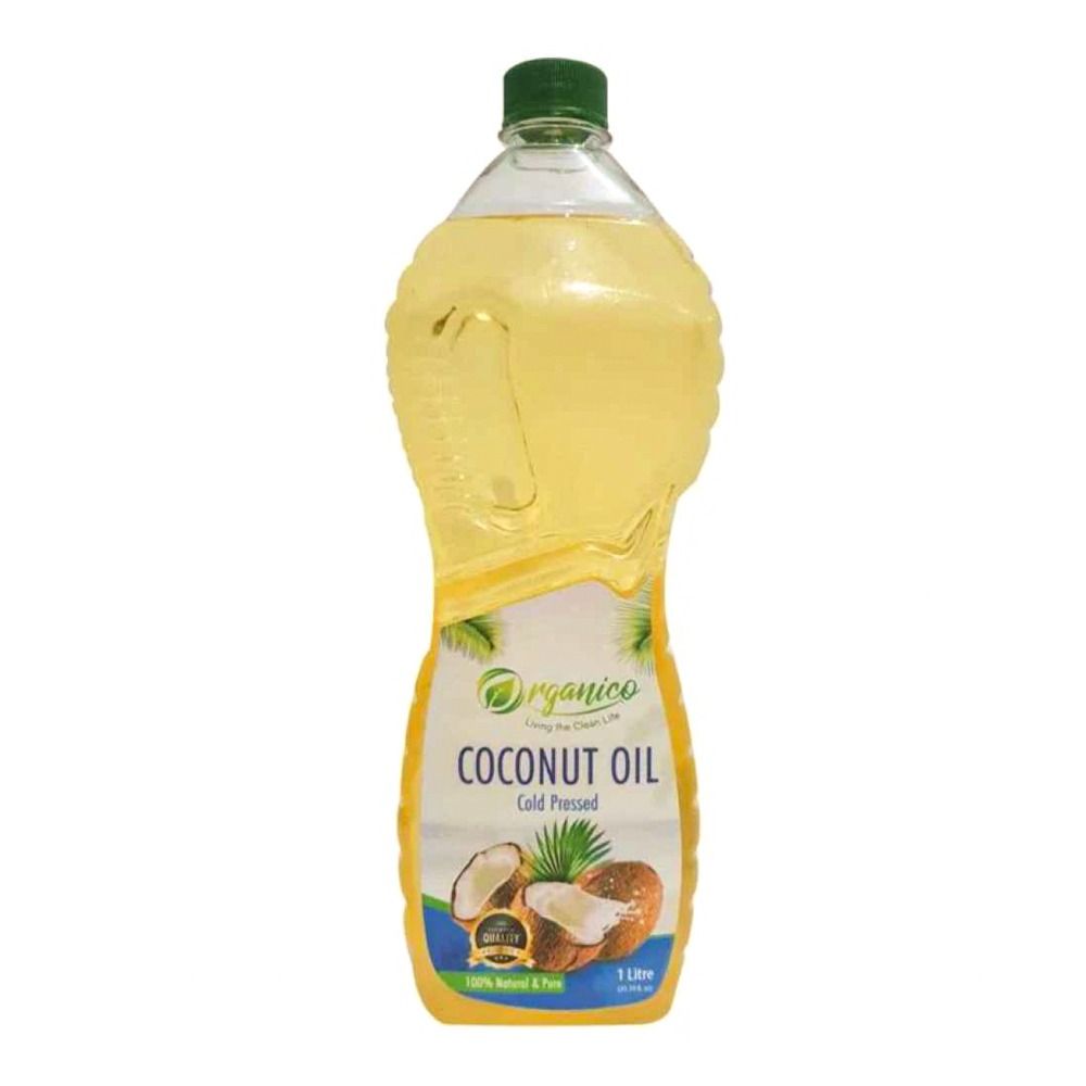Order Organico Cold Pressed Coconut Oil, Bottle, 1 Liter Online at Best ...