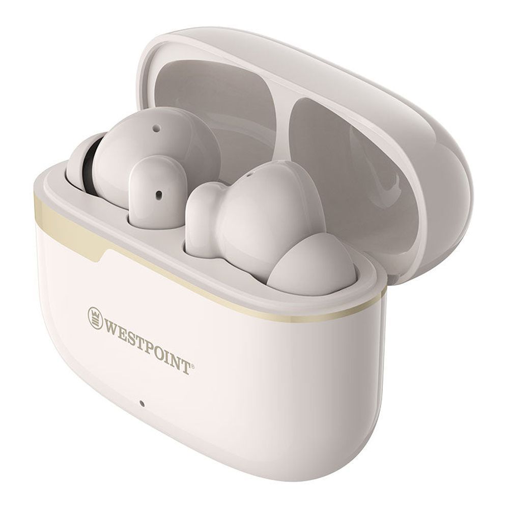 West Point Quad Mic ENC Wireless Stereo Earbuds, 5 Hours Play Time ...
