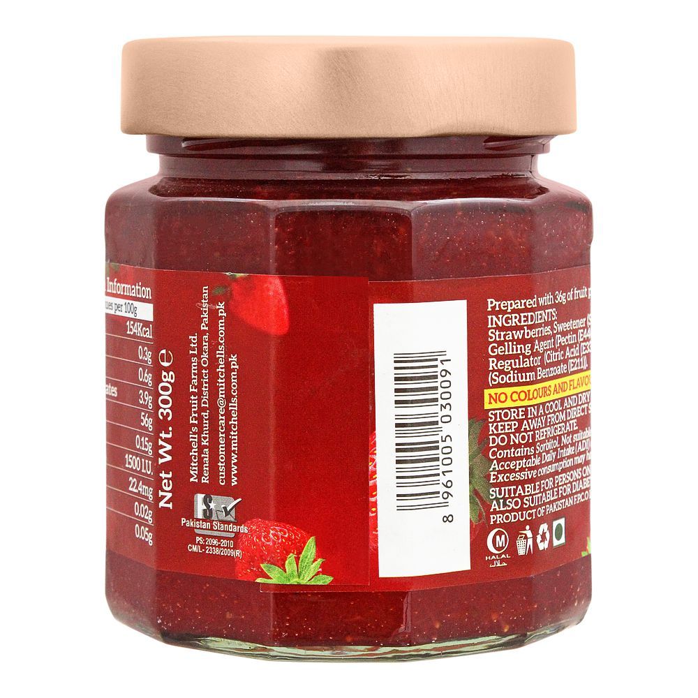 Order Mitchell's Strawberry Diet Jam 325g Online at Best Price in ...