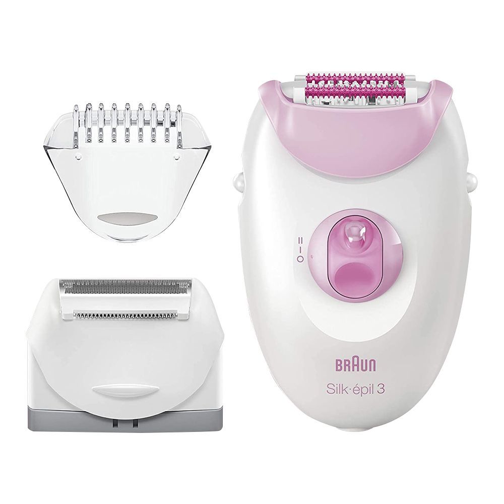 Order Braun Silk Epil 3 Legs & Body Epilator White/Pink - 3270 Online ...