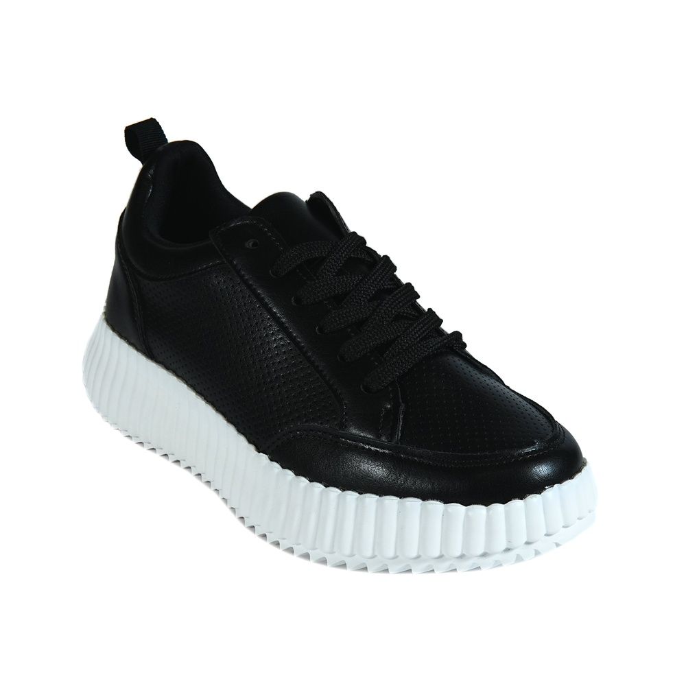 Walkeaze Women Casual Sneakers, Black, 98430S