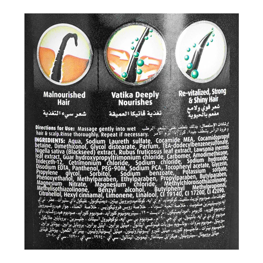 Purchase Dabur Vatika Black Seed Shampoo, 200ml Online at Special Price ...