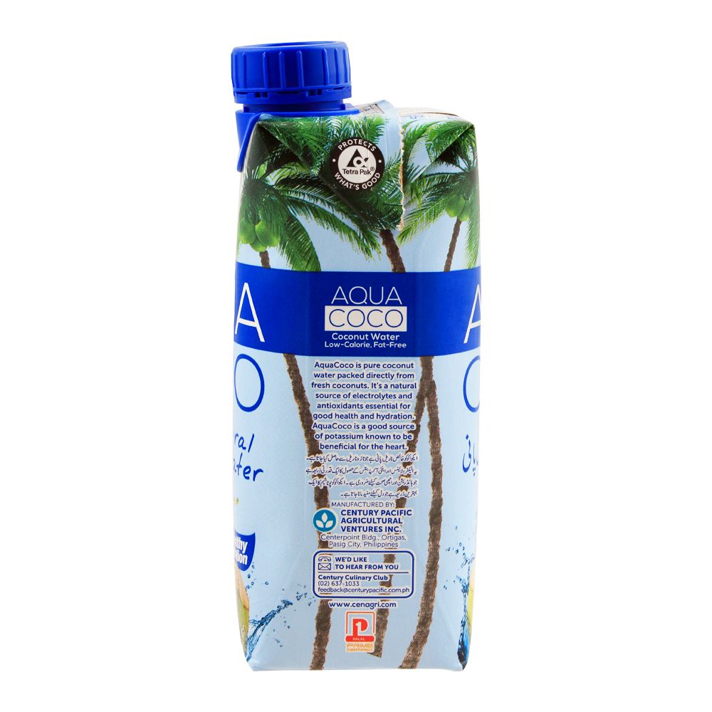 Purchase Aqua Coco 100% Natural Coconut Water, 330ml Online at Special ...