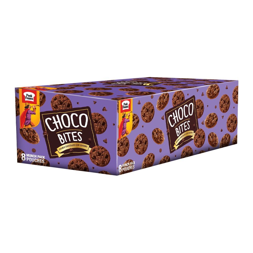 Peek Freans Choco Bites Double Chocolate, 8-Munch Pouch Pack
