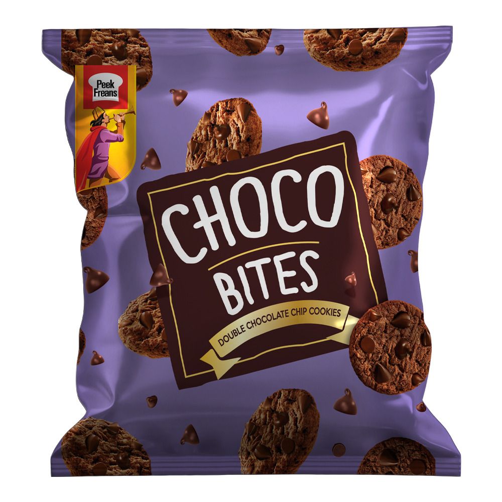 Peek Freans Choco Bites Double Chocolate, 8-Munch Pouch Pack
