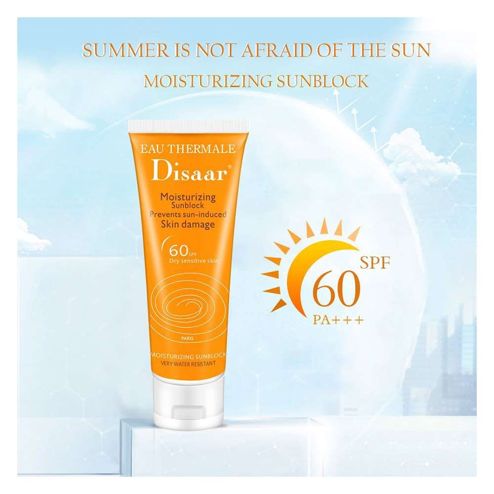 Purchase Disaar Moisturizing Sunblock, Dry Sensitive Skin, SPF60, 80ml ...
