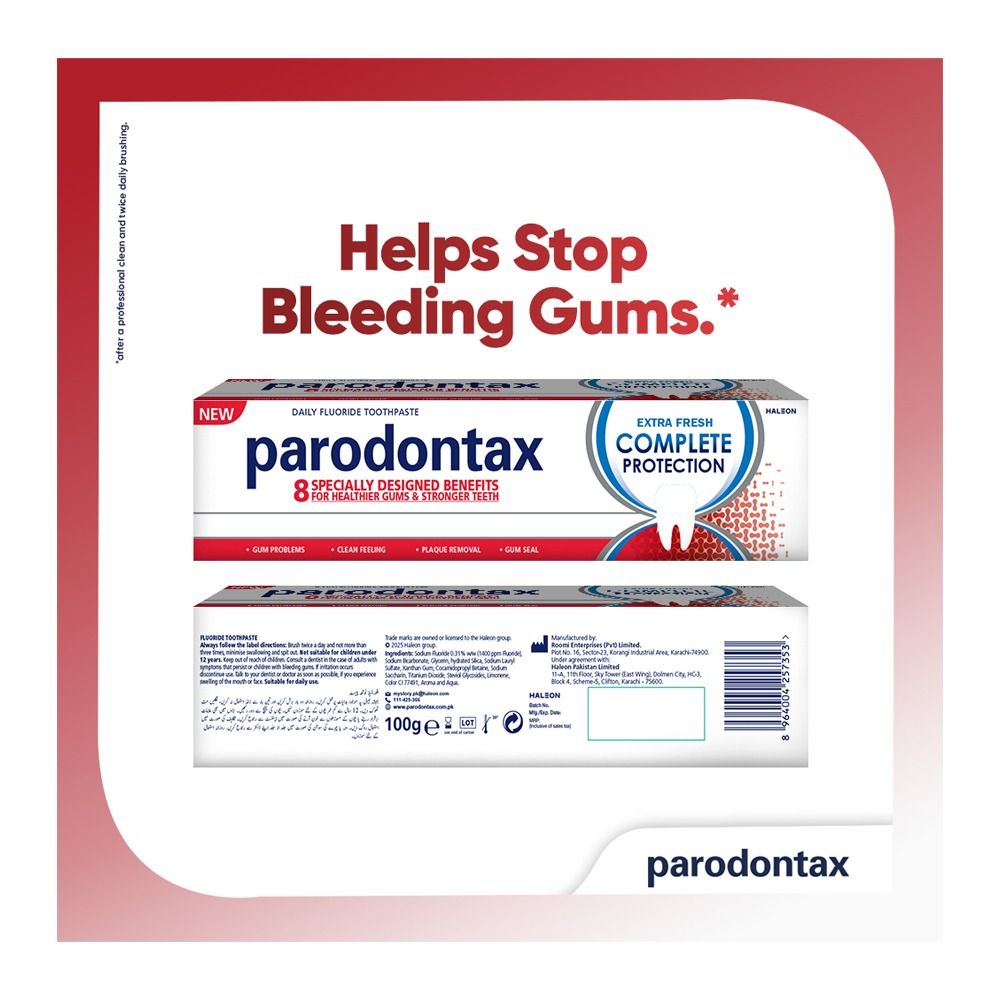 Purchase Parodontax Extra Fresh Complete Protection Toothpaste, 100g ...