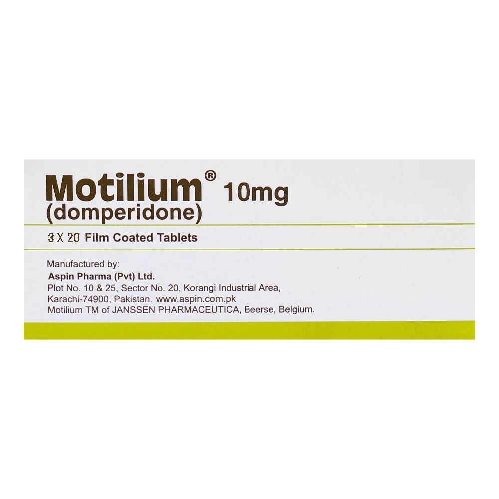 Purchase Aspin Pharma Motilium Tablet, 10mg, 1-Strip Online at Special ...