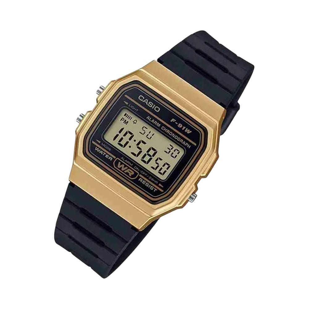 Casio Men's Band Digital Wrist Watch, F-91WM-9ADF